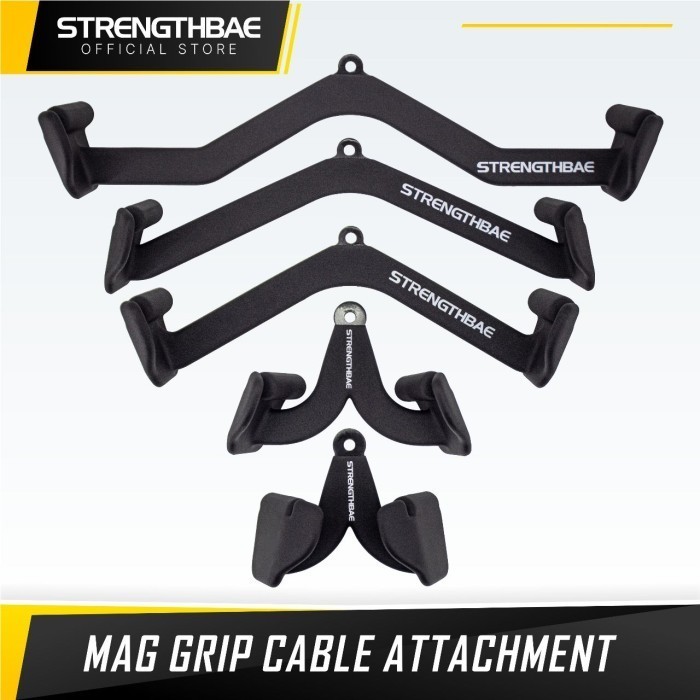 Jual Mag Grip Cable Attachment Lat Pulldown Row V Bar Pull Down Handle ...