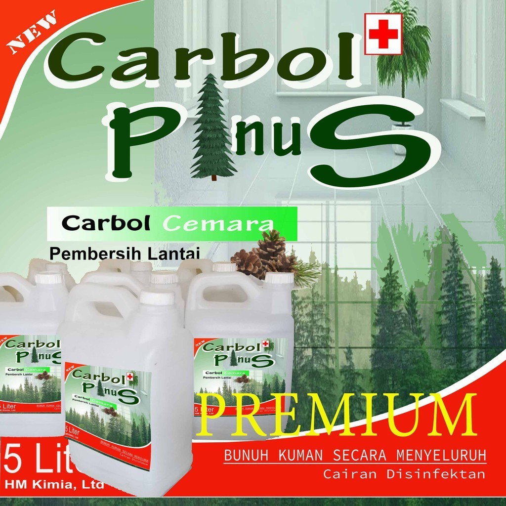 Jual Karbol PINUS 5 LITER WANGI HUTAN PINUS PEMBUNUH SERANGGA|Karbol ...