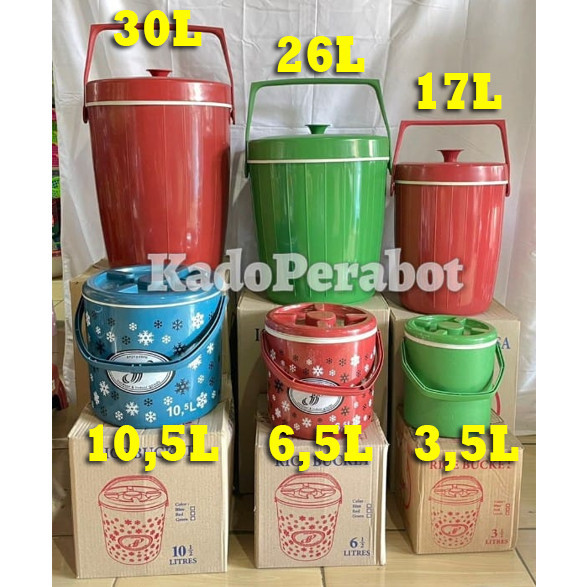 Jual Termos Nasi 17 Liter - Termos Es Batu Besar - Rice Bucket 17L ...