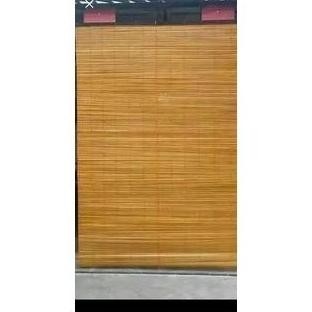 Jual Paket Mewah Tirai Bambu Sawit Krey Sawit Gulung Outdoor Ukuran 2X2M | Shopee Indonesia