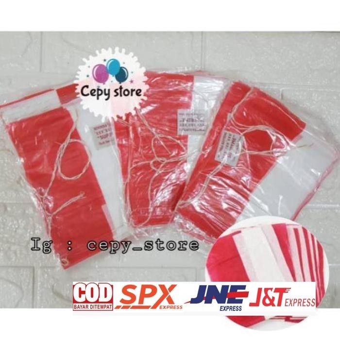 Jual Original Banner / Bendera Plastik Merah Putih Hut Ri + Tali ...
