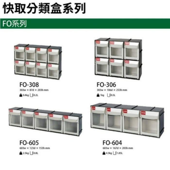 Jual Kotak Mini Multi Fungsi FO-306 Shuter Flip Out Bins Storage Laci ...
