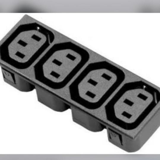 Jual IEC C13 Female 4 Outlet Connectors Soket socket Pdu ups apc ...