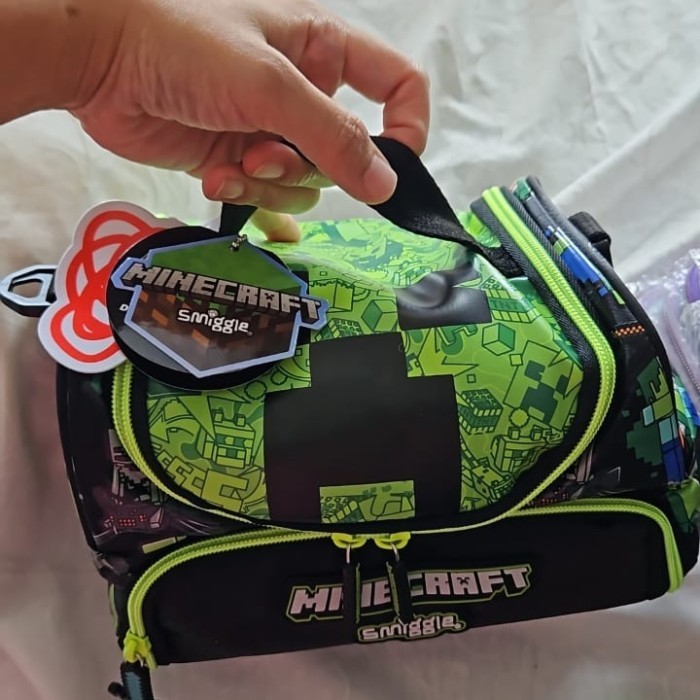 Jual Smiggle Ori Lunch Bag Minecraft/ Tas bekal Smiggle/ kado | Shopee ...