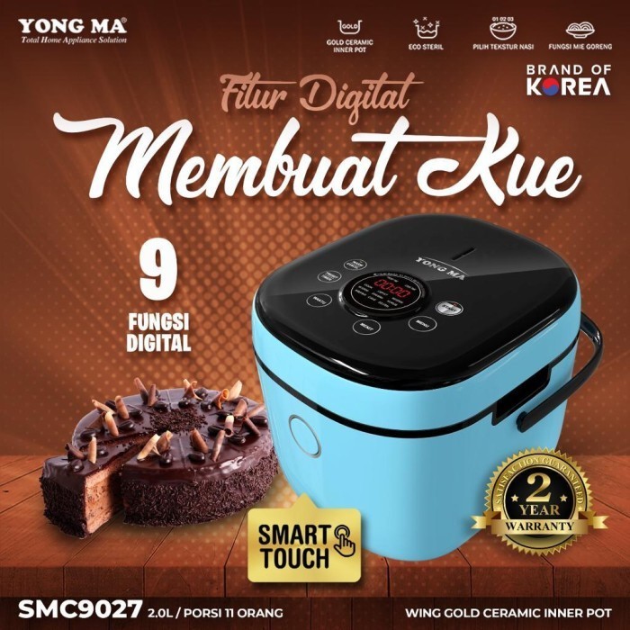 Jual YONG MA Rice Cooker - Magic Com Digital 2 Liter SMC-9027 / SMC9027 ...