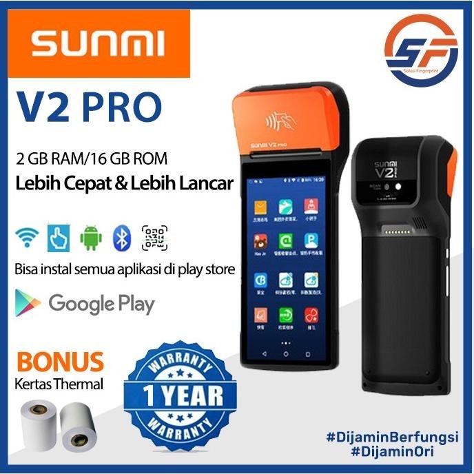 Jual Mesin Kasir SUNMI POS V Series | V1S | V2 | V2 PRO | V2S | V2S Plus KTS | Shopee Indonesia