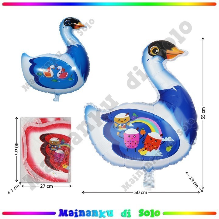 Jual [Mainanku] Balon Gas Angsa 50 Pcs Pack Plastik Mainan Anak ...