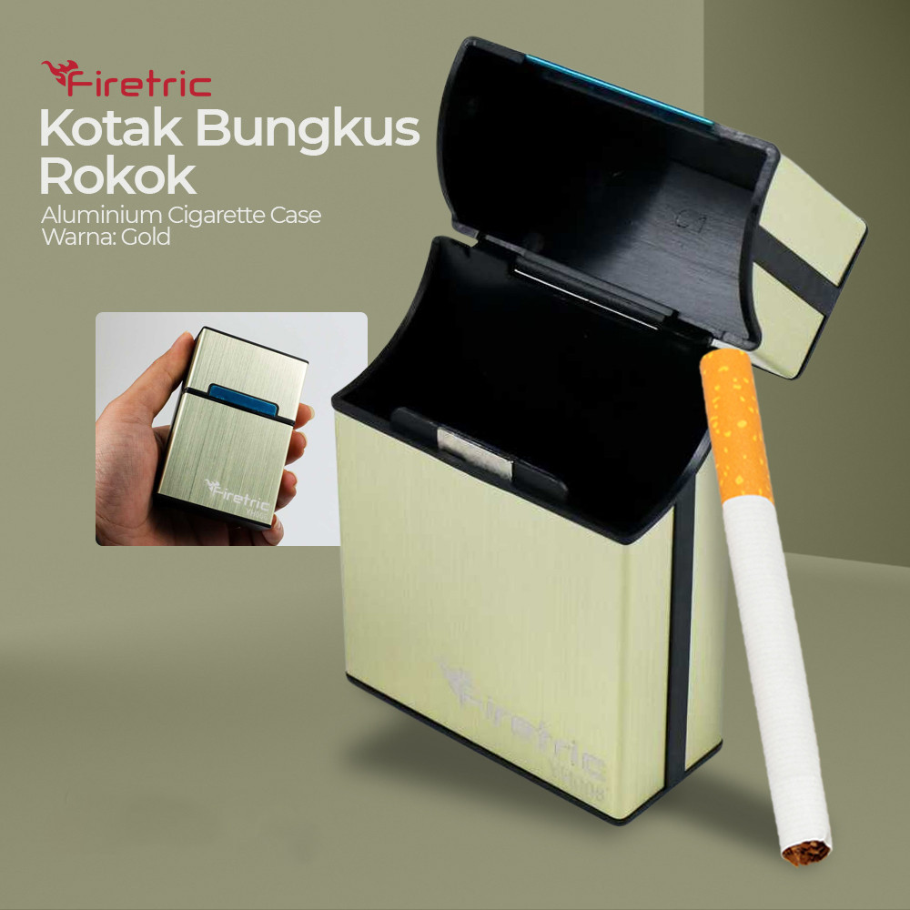 Jual Firetric Kotak Bungkus Rokok Elegan Aluminium Cigarette Case ...