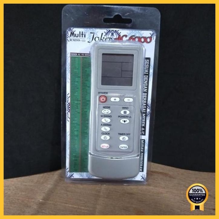 Jual Remote AC Multi Universal Joker adind_77 | Shopee Indonesia