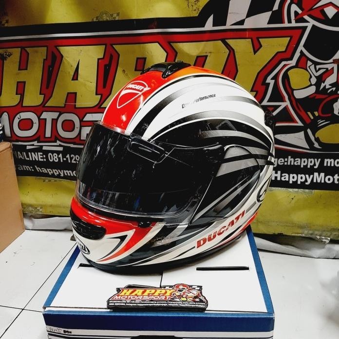 Jual HELM FULLFACE ARAI RX7 RR5 NAKANO SAKURA DUCATI EDITION SIZE L ...