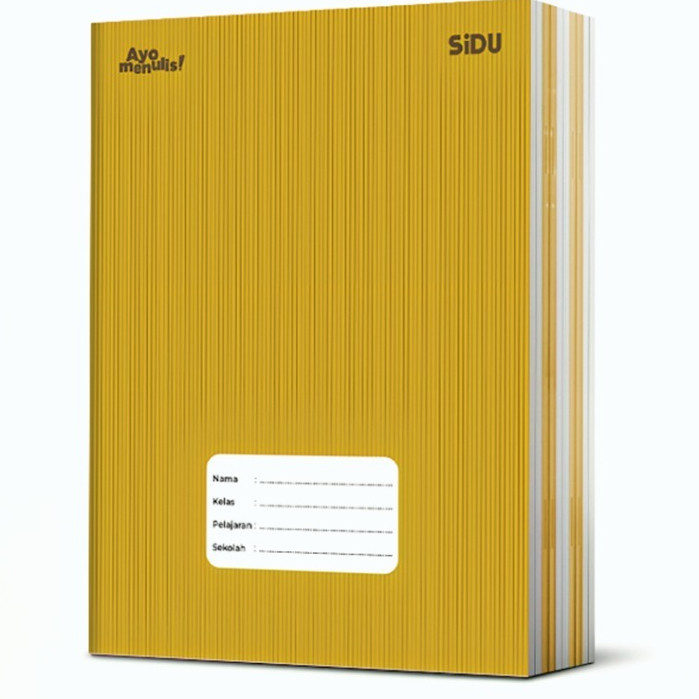 Jual BUKU TULIS SIDU SAMPUL COKLAT KRAFT ISI 40 LEMBAR 1 PACK 10 BUKU ...