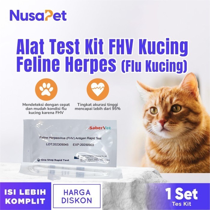 Jual Alat Test Kit FHV Kucing Feline Herpes Rapid Tes Flu Kucing - 1 ...