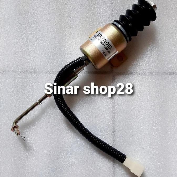 Jual Selenoid Engine Stop 12V 12 Volt Vdc 3 Kabel Mesin Genset Isuzu Foton | Shopee Indonesia