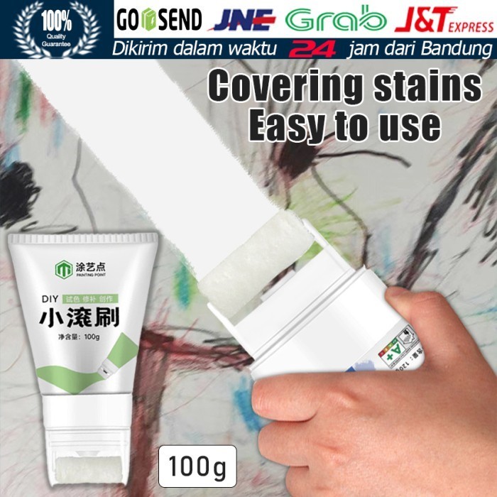 Jual """""] Cat Roller Tembok Mini Putih Pembersih Noda Coretan Tembok ...
