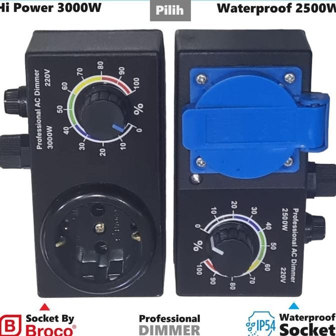 Jual AC POWER Dimmer Dimer Pengatur Kecepatan Dinamo Kipas Fan Bor ...
