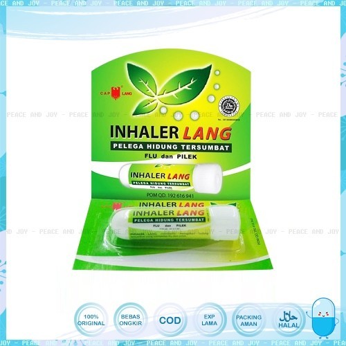 Jual INHALER CAP LANG PELEGA HIDUNG TERSUMBAT FLU DAN PILEK DIJAMIN ...