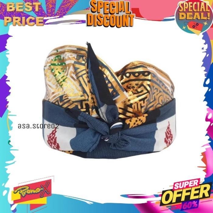 Jual NEW ARRIVAL UDENG BALI TRADISIONAL PRADA TOPI ADAT KHAS BALI IKAT ...