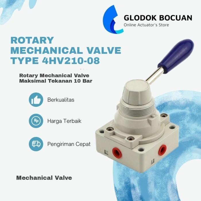 Jual MECHANICAL VALVE HAND CONTROL TYPE ROTARY PNEUMATIC | Shopee Indonesia