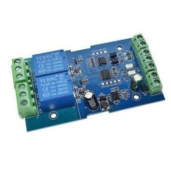 Jual Update (1 pcs) Relay Module RS485/TTL Modbus-Rtu 2 Channel 7-24V ...