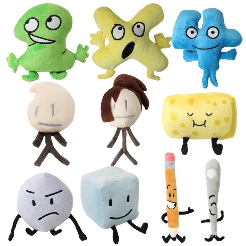 Jual 10 Style New Two Four X Battle for Dream Island Plush Toy Needle ...