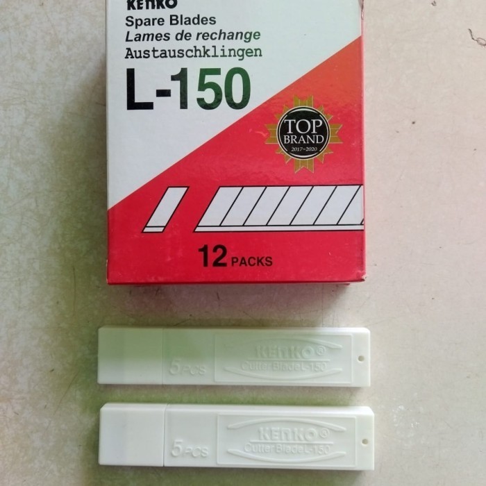 Jual Isi Cutter Besat Kenko L150 refill kater cutter Besar 18mm ...