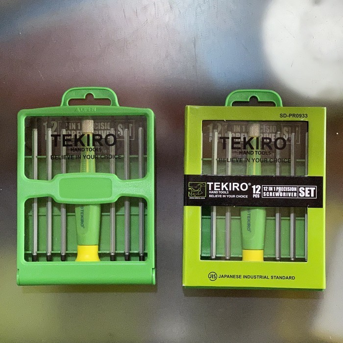 Jual Obeng Set 12 in 1 Tekiro Precision Screwdriver Set 12 in 1 TEKIRO ...