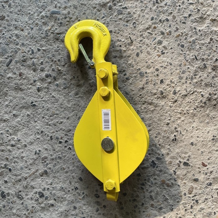 Jual Katrol derek bangunan 2.5 Ton Kuning Hasston Katrol Single 5 inch ...