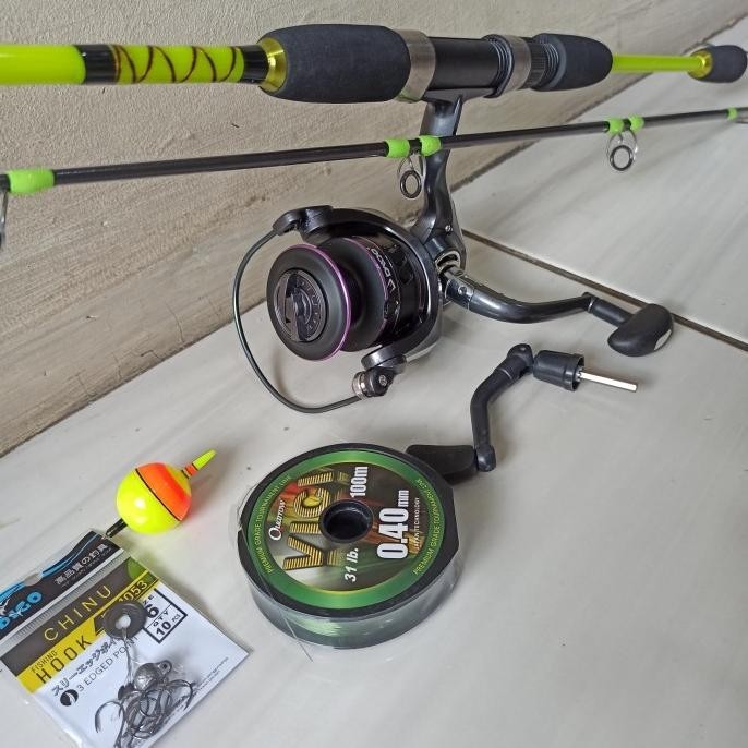 Jual Set Pancing Lengkap Laut Kekuatan 30Kg Joran Sda 180 Cm | Shopee ...