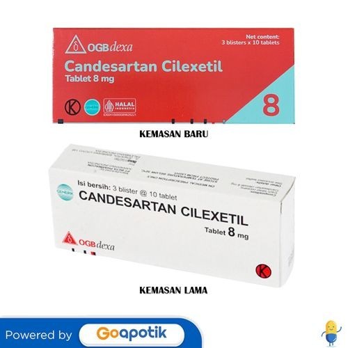 Jual CANDESARTAN CILEXETIL OGB DEXA MEDICA 8 MG BOX 30 TABLET / HIPERTENSI | Shopee Indonesia