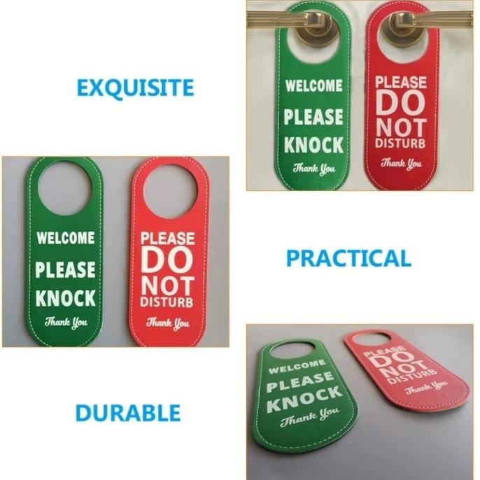 Jual Do Not Disturb Door Hanger Sign Please Knock Sign For Door Please ...