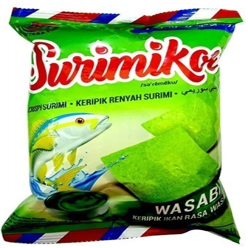 Jual S09826 SURIMIKOE IKAN WASABI KERIPIK 68GR MAJU BERSAMA (20251210 ...