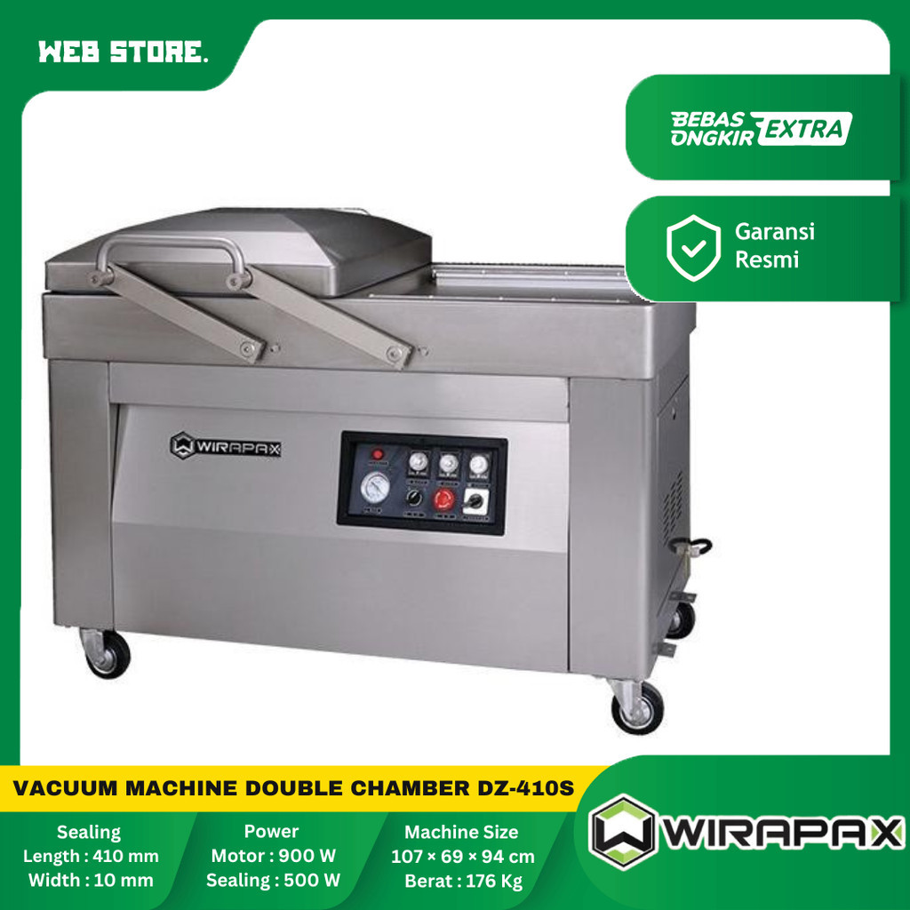 Jual Mesin Vacuum Makanan Basah Kering / Mesin Vacuum Sealer Machine ...