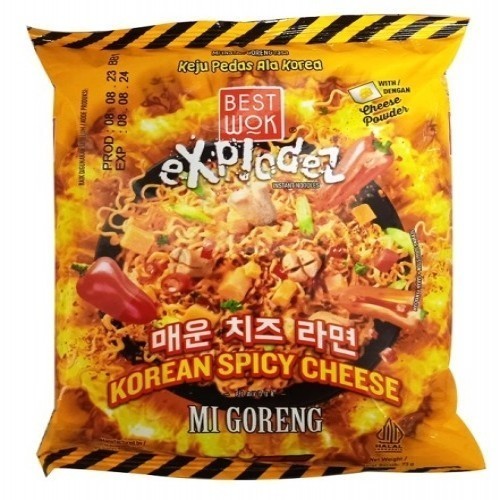 Jual S63084 BEST WOK EXPLODEZ KOREAN SPICY CHEESE GORENG MIE INSTANT ...