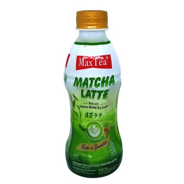 Jual S56632 MINUMAN TEH MAX TEA 200ML MATCHA LATTE BTL MAJU BERSAMA ...