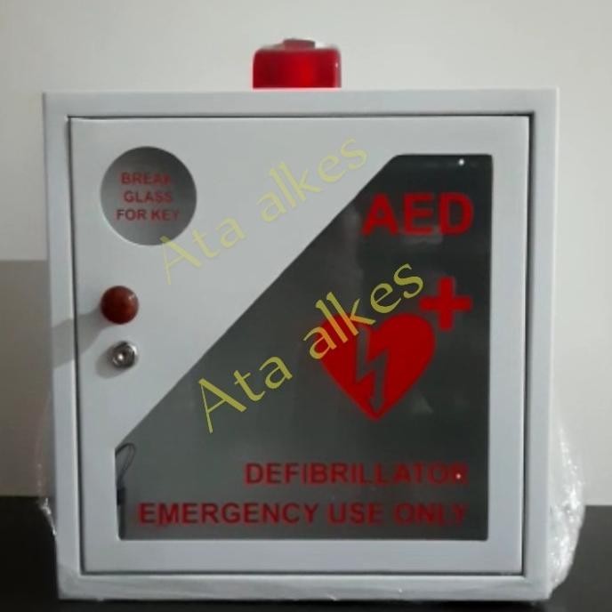 Jual Box AED Defibrilator With Alarm / Kotak - Lemari AED Defibrilator ...