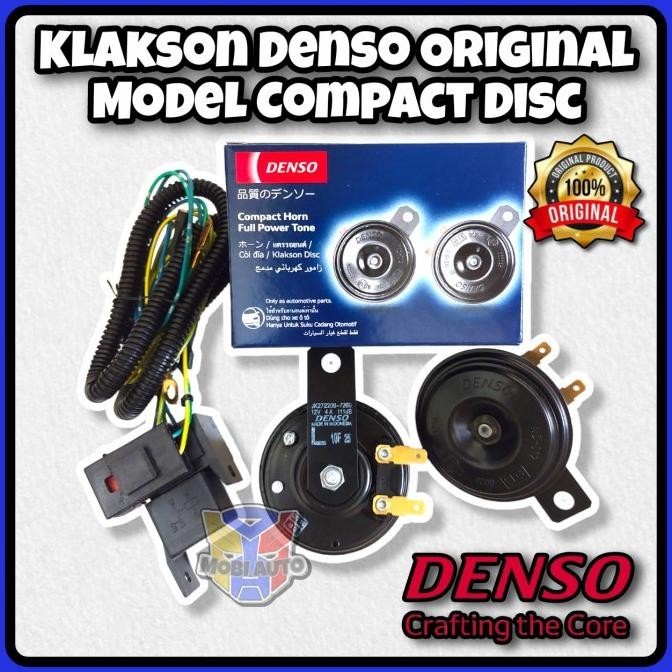 Jual Klakson Denso Original Model Compact Disc Komplit Kabel Relay Set ...