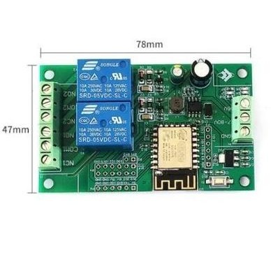 Jual Modul Relay 2 Channel Ch 2Ch Wifi Esp-12F Esp8266 10A Iot Murah ...