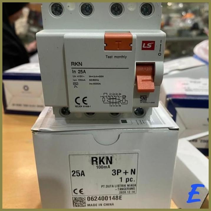 Jual | LEB | RCCB LS RKN 3P+N 25A - 30MA / 300MA / 100MA | Shopee Indonesia