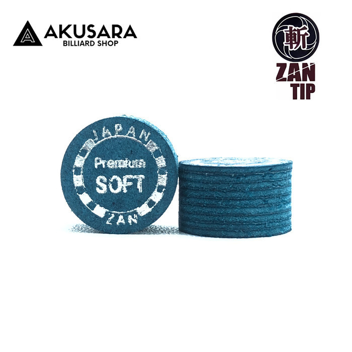 Jual Terlaris!! Tip Billiard Zan Premium Soft 14Mm Japan Laminated Tip ...