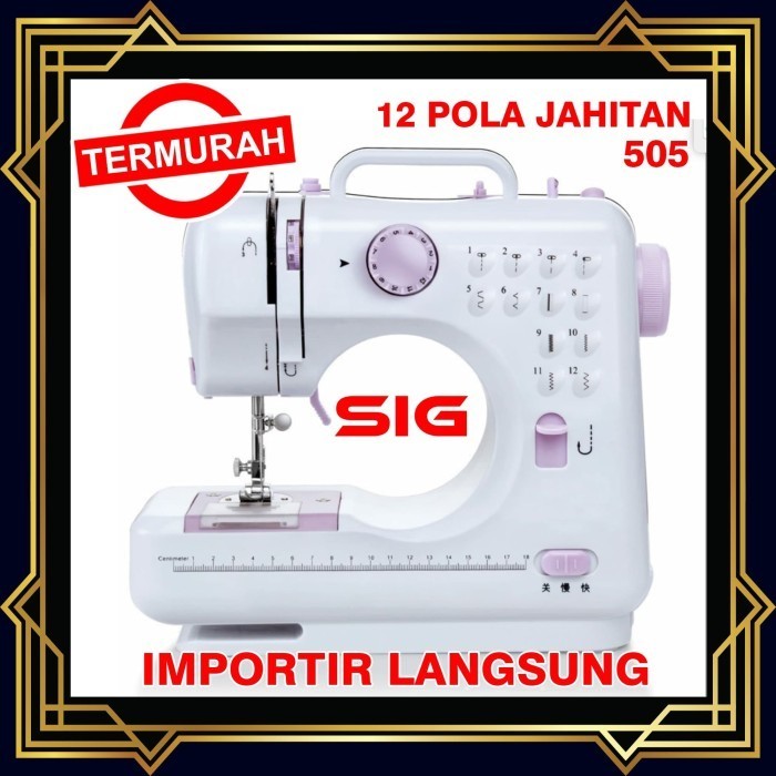 Jual Mesin Jahit Mini Portable Fhsm 505 - Mesin Jahit 12 Pola Jahitan ...