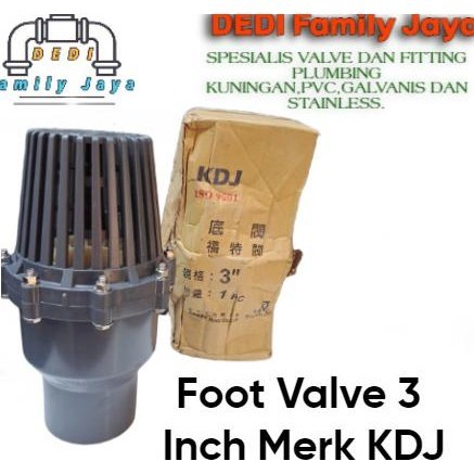 Jual Foot Valve 3 Inch Merk Kdj | Shopee Indonesia