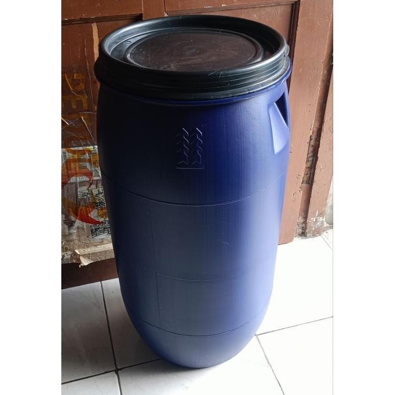 Jual Terbaru Tempat Sampah/Tong Air Biru/Drum Plastik Tebal 80Liter ...