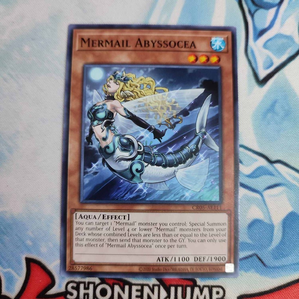 Jual yugioh AE mermail abyssocea CR05-AE111 C original | Shopee Indonesia