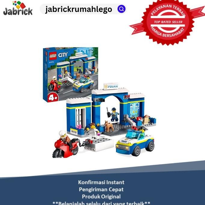 Jual LEGO 60370 City Police Station Chase Playset with Car Toy ...