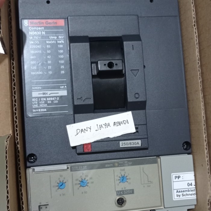 Jual Produk mccb 630a 50ka 3p 3phase schneider merlin gerin ns630 n ...