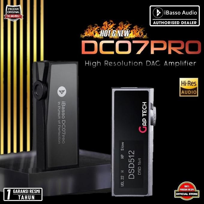 Jual iBasso DC07Pro / DC07 Pro / DC 07Pro / DC 07 Pro High Resolution Portable / Dongle USB DAC ...