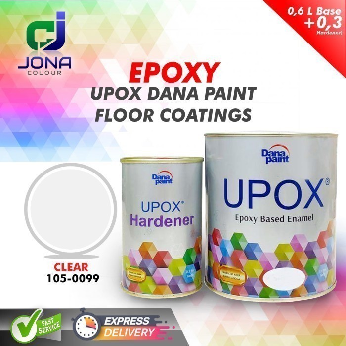 Jual Cat Lantai Epoxy Upox Dana Paint All Colour - Floor Coatings ...