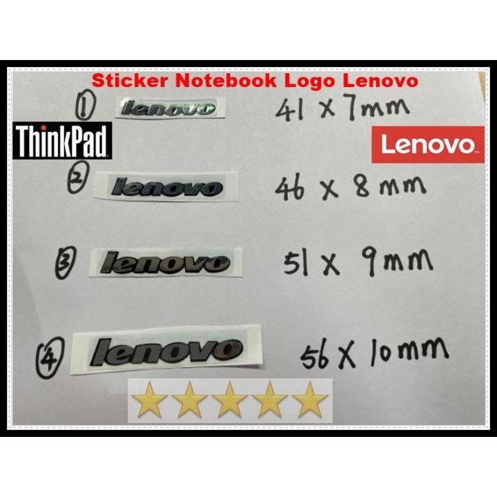 Jual Stiker Label Laptop Logo Lenovo Series X T E W Original Quality ...