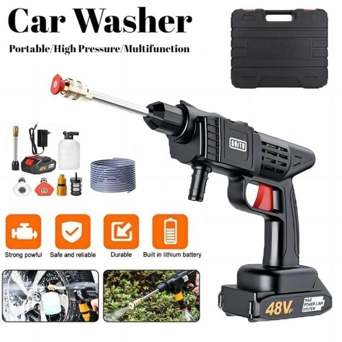 Jual Mesin cuci mobil cordless alat cuci mobil alat cuci motor ...