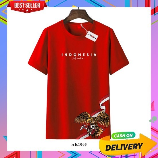 Jual Kaos 17 Agustus 2024 Hut Ri Dewasa Baju Kemerdekaan Couple Perempuan Keluarga Tshirt 17An ...
